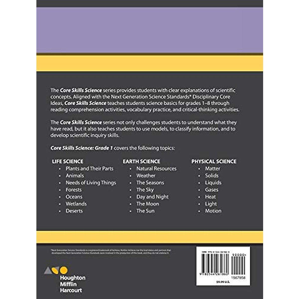 Steck-Vaughn Core Skills Science: Workbook Grade 1