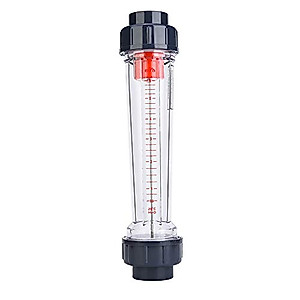 LZS-40 ABS Plastic Tube Type Liquid Flowmeter Meter 0.6-6m3/H