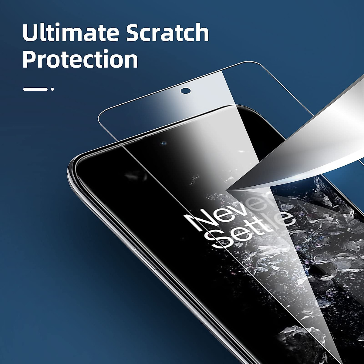 NEW'C 3 Pack Designed for OnePlus 10T 5G (6.7") Screen Protector Tempered Glass, Anti Scratch, Bubble Free, Ultra Resista