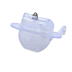 Ecochre Toilet Flappers Replacement Compatible for GA715014-GEG1 (Transparent) 3 Inch with Stainless Chain and Hook