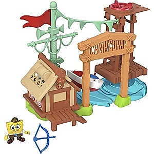 Imaginext Spongebob Playset, Camp Coral, Campground with Character Figure and Play Pieces for Preschool Pretend Play 3+ Years (Amazon Exclusive)
