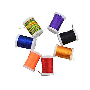 MILAEM Archery Bow String Serving Thread 110m Bowstring Material Nylon Bowstring Protector Archery Hunting Accessory (Purple)