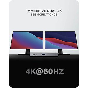 Alogic TB4H3TB Thunderbolt 4 Blaze Dock Compact Hubtriplethunderbolt Output