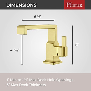 Pfister HHL-LG42-VRVLD Plumbing Replacement Parts, Polished Nickel