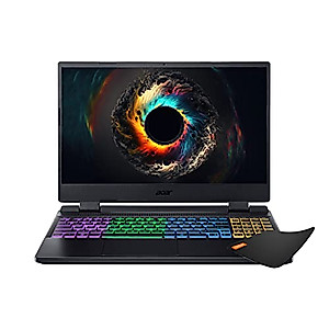 Acer Nitro 5 15.6" QHD LED-Backlit IPS 100% DCI-P3 165Hz Gaming Laptop AMD 8-Core Ryzen 7 6800H NVIDIA GeForce RTX 3070 Ti MUX Wi-Fi 6E RJ-45 Win 11 W/Mouse Pad (32GB RAM | 1TB PCIe SSD)