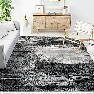 SAFAVIEH Adirondack Collection 8' x 10' Silver / Multi ADR112G Modern Abstract Non-Shedding Living Room Bedroom Dining Home Office Area Rug