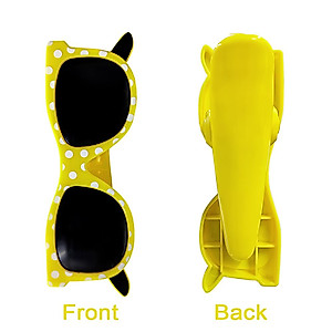 Kirmoo 4 Pieces Beach Towel Clips for Beach Pool & Cruise Chairs Cocktail Sunglasses,Plastic Clothes Pins Beach Towel Holders Secure Clips Set of 4 (Cocktail and Sunglasses)