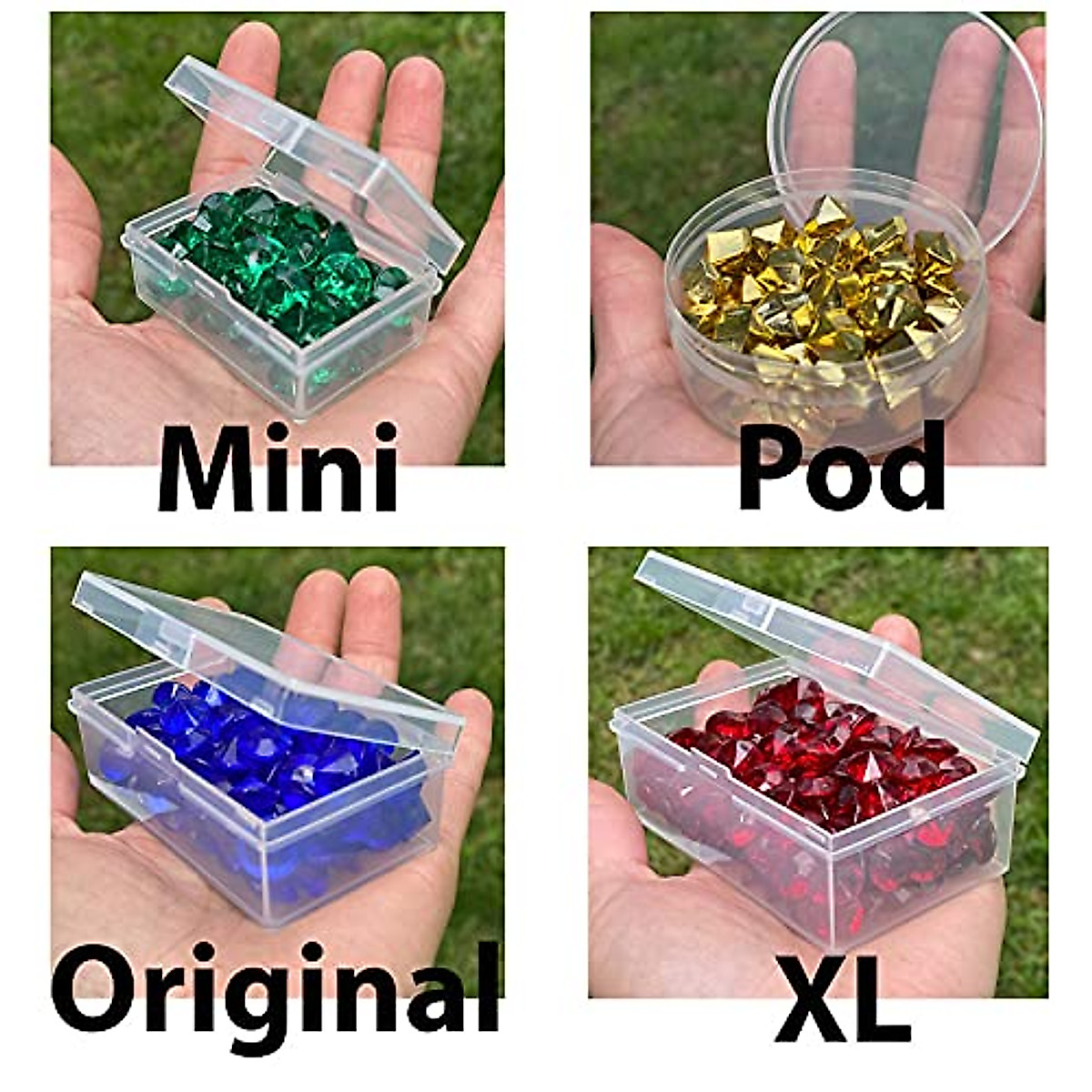 BitsBins Board Game Piece Storage and Organizers, Accessories that Organize Tokens and Components Both in the Game Box and During Game Play | Includes 12 BitsBins | Original Measures 3.2" X 2" X 1.25"