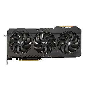 ASUS TUF Gaming NVIDIA GeForce RTX 3060 Ti OC Edition Graphics Card (PCIe 4.0, 8GB GDDR6X, HDMI 2.1, DisplayPort 1.4a, Dual Ball Fan Bearings, Military-Grade Certification, GPU Tweak III)