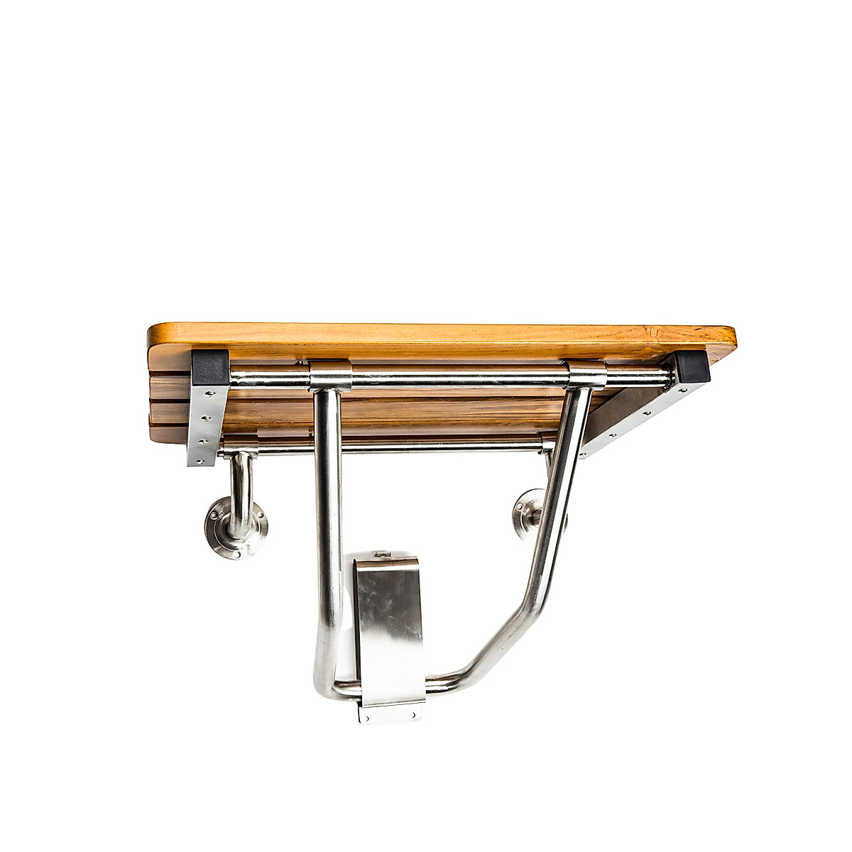 Folding Shower Seats [22”x15”, Phenolic Slotted] Shower Chair for Inside Shower, Wall Mount Shower Seats for Adults, Elderly and Disabled, ADA Foldable Swing Down Shower Chair by CSI Bathware