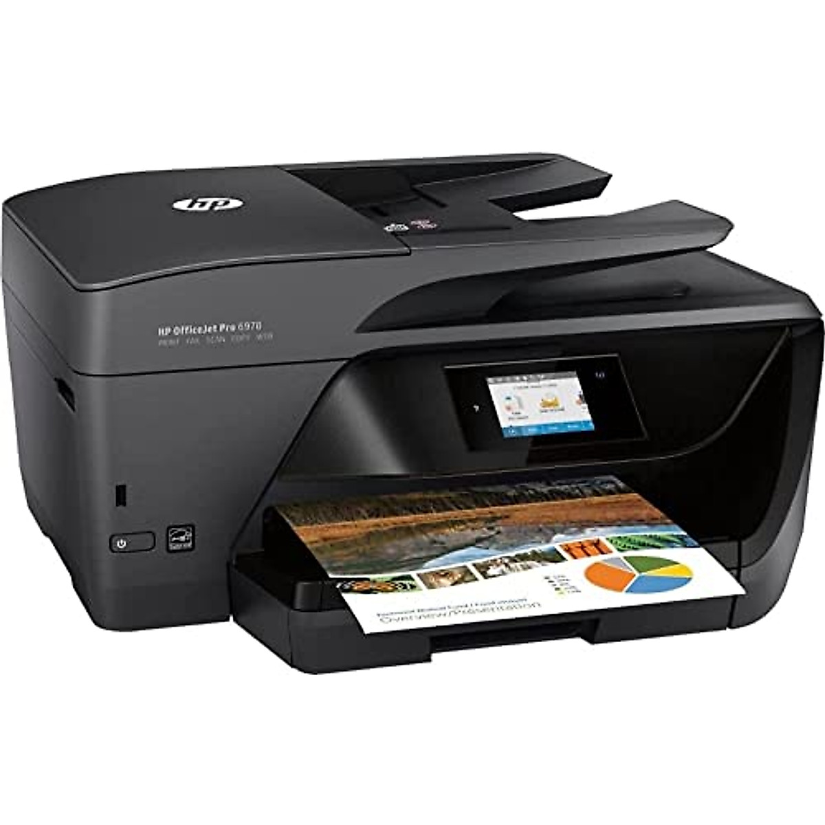 HP OfficeJet Pro 6978 Wireless All-in-One Color Inkjet Printer - Print Scan Copy Fax - 2.65" Touchscreen, 20 ppm, 8.5" x 14", 35-Sheet ADF, Auto Duplex Printing