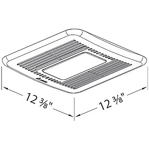 Delta Electronics (Americas) Ltd. SIG80-110LED BreezSignature Ventilation Fans-SIG110LED-110 Fan/LED Night-Light, 80/110 CFM