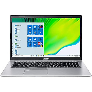 Acer Aspire 15 A517 Laptop 2023 17.3” FHD 1920 x 1080 Display Intel Core i7-1165G7, 4-core, Intel Iris Xe Graphics, 12GB DDR4, 512GB SSD, Backlit Keyboard, Fingerprint, Wi-Fi 5, Windows 10 Pro