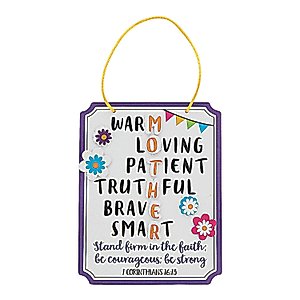 Mother’s Day Sign with Verse Craft Kit - Craft Kits - 12 Pieces