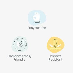 EZbrnd Eversoft Foaming Countertop Hand Soap Bottle Dispenser, 385 ml (13 oz), Refill Cartridges Sold Separately