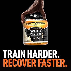 Body Fortress Super Advanced Whey Protein Powder, Gluten Free, Vanilla, 2 lbs