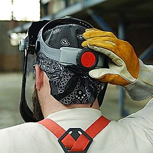 Jackson Safety Lightweight MAXVIEW Premium Face Shield with 370 Speed Dial Ratcheting Headgear – Anti Fog Coating