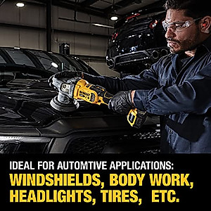 DEWALT 20V MAX* XR Cordless Polisher Kit, Variable-Speed, Random Orbit, 5-Inch (DCM848P2)