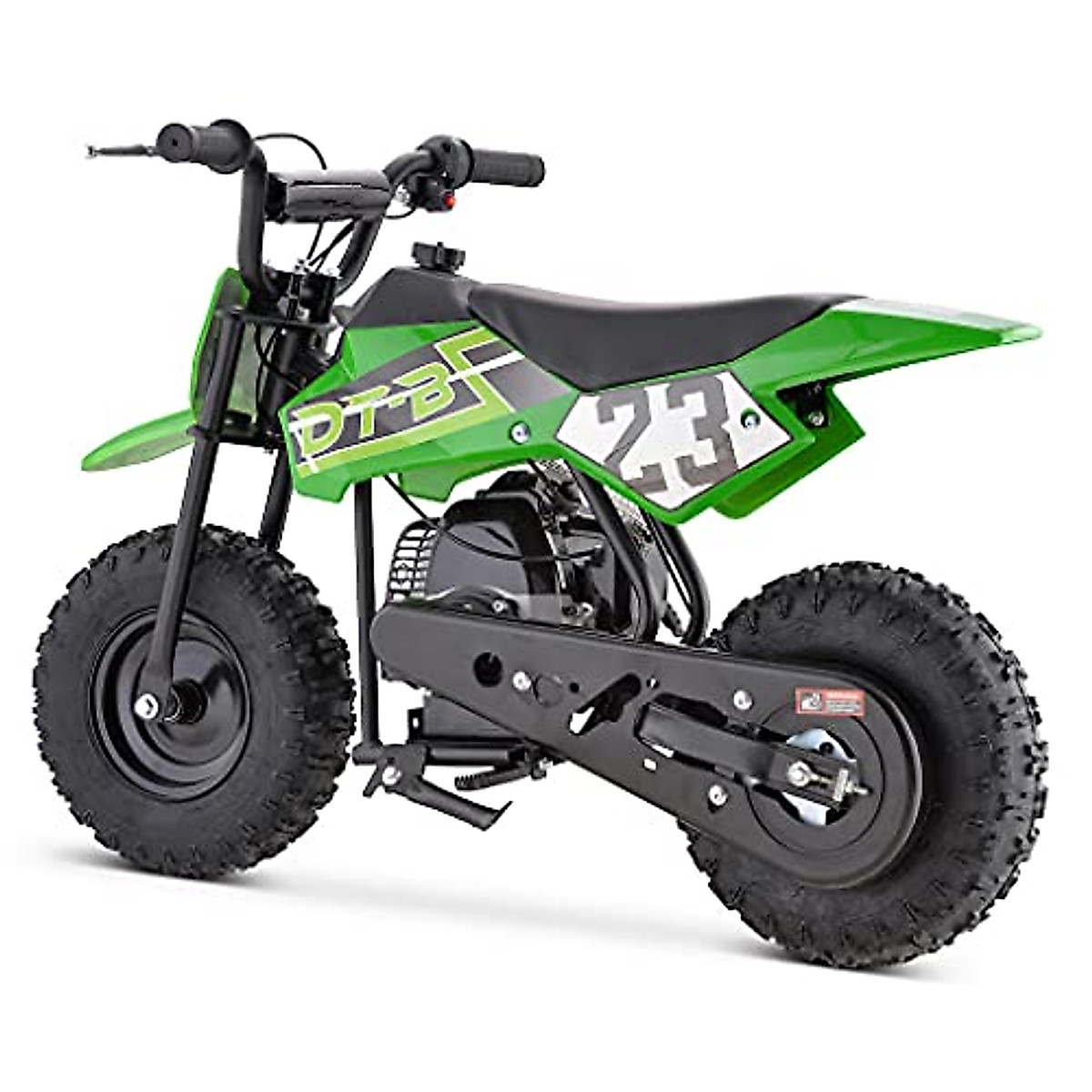 Gbmoto Blue 50cc Kids Dirt Bike, Kids Pit Bike, 2-Stroke Gas Dirt Bike,green