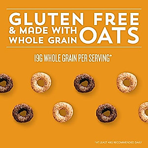 Chocolate Peanut Butter Cheerios Breakfast Cereal, Family Size, 18 OZ