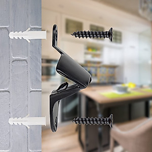 10 PCS Wall Mount Bottle Openers Vintage Beer Bottle Opener Suitable for Rustic Bars KTV Hotels Homes Restaurant - Black