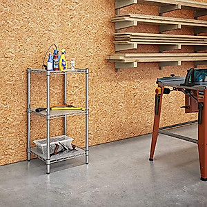 Thirteen Chefs Industrial Shelf Liners 18 x 18 Inch, 5 Pack Set for Wired Shelving Racks, Clear Polypropylene