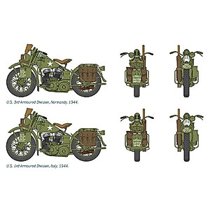 Italeri 1: 35 U.S. Motorcycles WWII 0322S