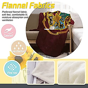 Throw Blanket Chrismas Birthday Gift to Family Friend Super Soft Lightweight Flannel Fleece Blankets for for Bed Couch Sofa 40"x30"