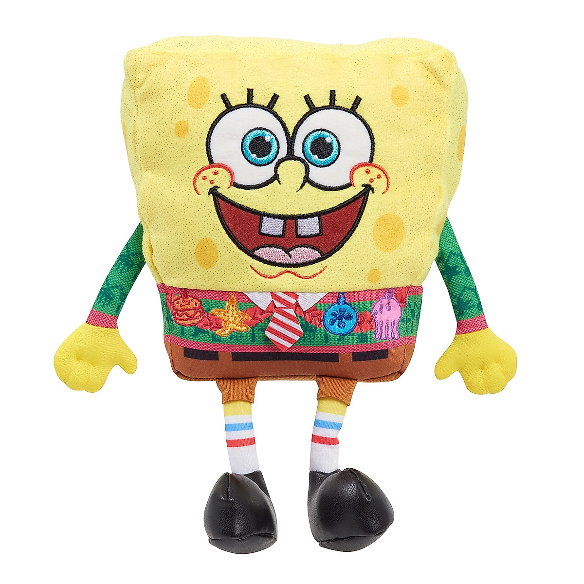 SpongeBob SquarePants Ugly Sweater Duo, Includes SpongeBob & Squidward, Kids Toys for Ages 3 Up, Amazon Exclusive