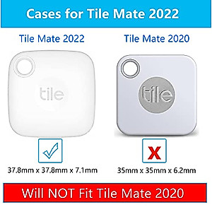 SKZIRI for Tile Mate 2022 Case Cover Skin with Keychain Anti-Scratch Lightweight Soft Protective Sleeve Skin Cover (Black-Navy-Red)