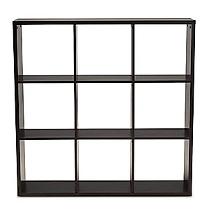 Baxton Studio Multipurpose Shelving and Cabinets, One Size, Dark Brown