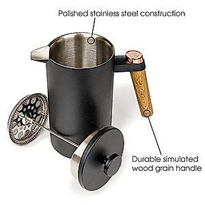 Brod & Taylor Double-Wall French Press, Stainless Steel