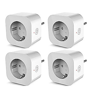 4PCS Elelight PE1004T Smart Sockets Remote Control Outlet with Timing Function,EU Plug