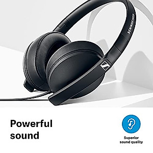 Sennheiser HD 300 Closed Back, Around Ear Headphone, Black, HD 300