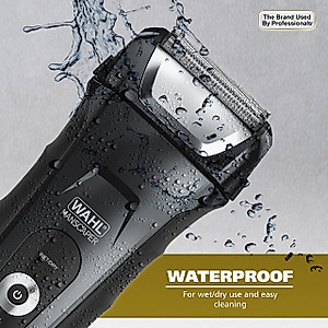 Wahl Manscaper Lithium-Ion Hypoallergenic Shaver with Flexible Titanium Foils to Prevent Skin Irritation and Shaver Bumps
