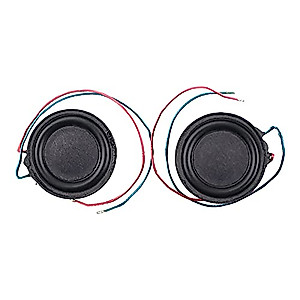 LF&LQEW 2pcs 20MM Speaker Ultra-Thin Mini 4 Ohms 2 W Full Range Loudspeaker High Performance Neodymium Magnet