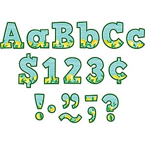Teacher Created Resources Lemon Zest Bold Block 4" Letters Combo Pack (TCR8497)