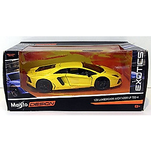 Lamborghini Aventador LP 700-4 Yellow Exotics 1/24 by Maisto 31362