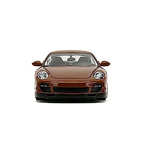 M&M's 1:24 Porsche 911 Turbo Die-Cast Car & 2.75" Brown Figure, Toys for Kids and Adults