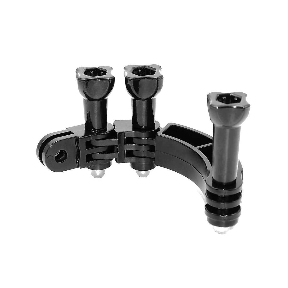Goliton 90 Degree Rotary Extension arms Mount rig Screw Compatible with GoPro Hero 11/10/9/8/7/(2018)/6/5/4 Black
