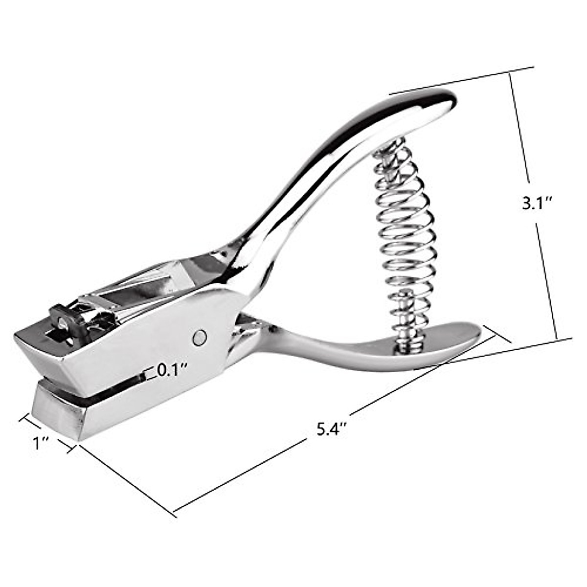 Samyo Hand Held ID Card Slot Hole Punch Metal Puncher Plier Punching Tool for ID Card Badge PVC Photo Tag