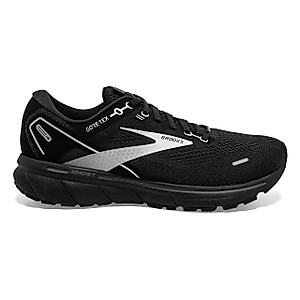 Brooks Men's Ghost 14 GTX Waterproof Neutral Running Shoe - Black/Black/Ebony - 9 Medium