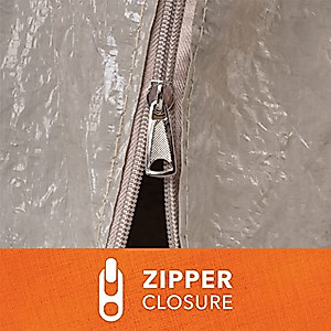 Modern Leisure Patio Swing Cover - Outdoor Furniture Protection Perfect for Patio, Deck, and Porch - Works for Single-, Double-, and Triple-Seater Swings - 87" L x 64" D x 66" H - Beige, Khaki