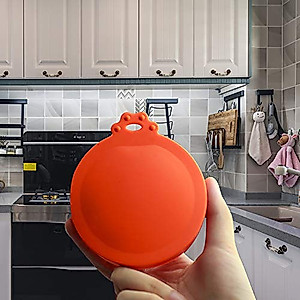 Yobbai 6 pack Pet Food Can Lids, Food Safe BPA Free & Dishwasher Safe, Can Covers Most Standard Size Dog and Cat Can Tops