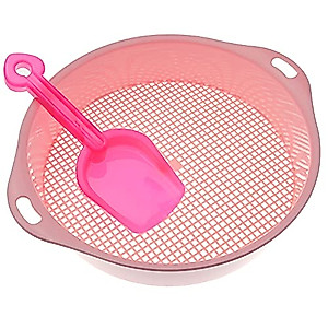 Ruiwaer 2PCS Plastic Mesh Screen and Shovel Kit Sifting Pan Garden Potting Sieve