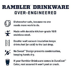 YETI Rambler 10 oz Tumbler, Stainless Steel, Vacuum Insulated with MagSlider Lid, Agave Teal