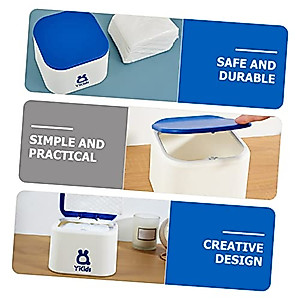 Alasum 3pcs Desktop Storage Box Travel Wipes Case Baby Diaper Bags Baby Holder Moist Fresh Wipe Container Tissue Storage Holder Wet Wipes Dispenser Tissue Box Holder Tissue Boxes Toilet