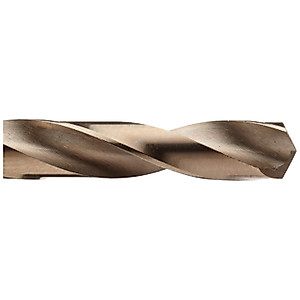 Chicago Latrobe 550ASP Cobalt Steel Jobber Length Drill Bit, Gold Oxide Coated, Round Shank, 135 Degree Split Point, Wire Size #44 (Pack of 12)