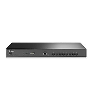 TP-Link TL-SX3008F | 8 Port 10G SFP+ Enterprise Level Switch | L2+ Smart Managed | Omada SDN Integrated | IPv6 | Static Routing | L2/L3/L4 QoS, IGMP & LAG | 5 Year Manufacturer Warranty