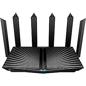 TP-Link - Archer 3200 Tri-Band Wi-Fi 6 Router - Black ARCHER-3200 (Renewed)
